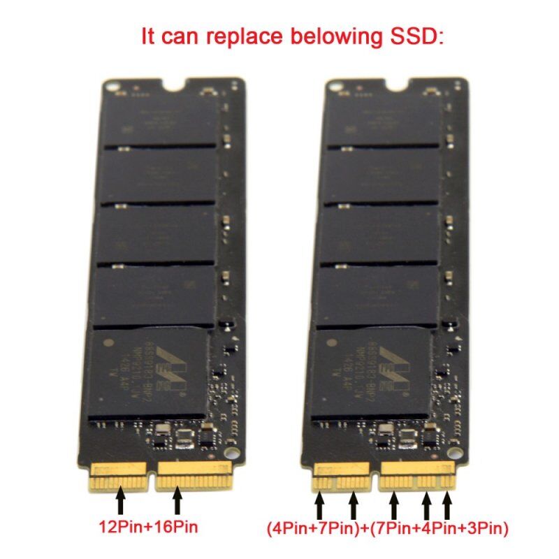Redukce SSD na 12 + 16 pin pro MacBook - Appleking.cz