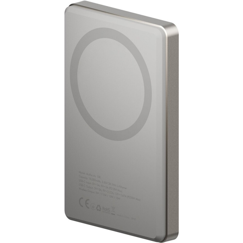ENERGEA AluPac Air 10K bezdrátová MagSafe powerbanka s portem USB-C ...