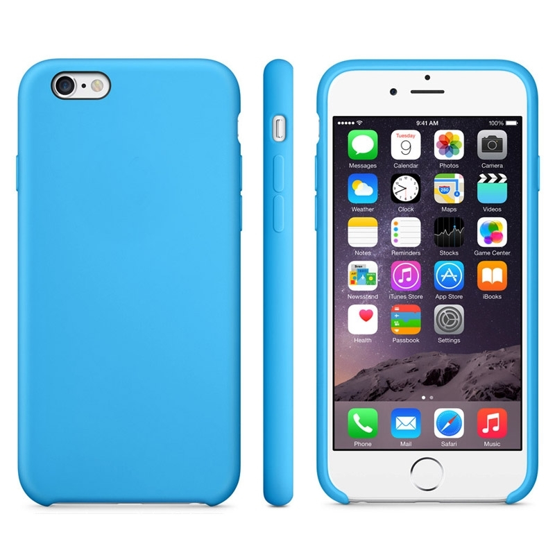 Protiskluzový matný obal pro Apple iPhone 6 / 6S - modrý - Appleking.cz