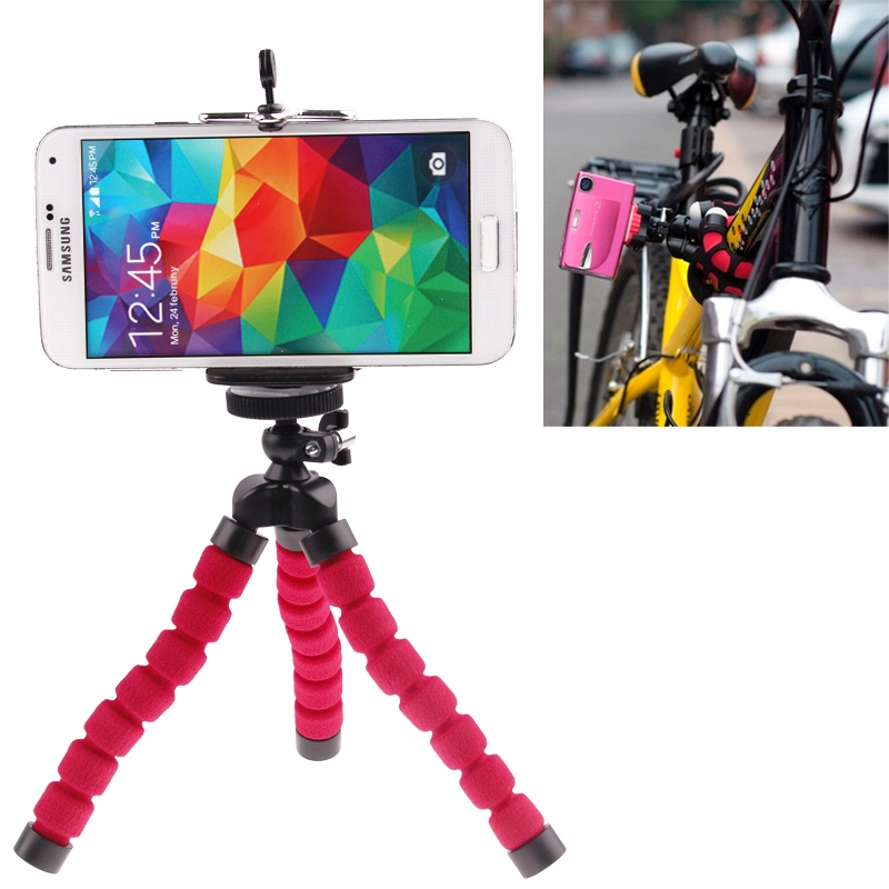 Univerzální stativ s tripodem pro iPhone - červený - Appleking.cz